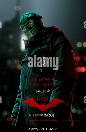 THE BATMAN, US character poster, Paul Dano as Edward Nashton / The ...