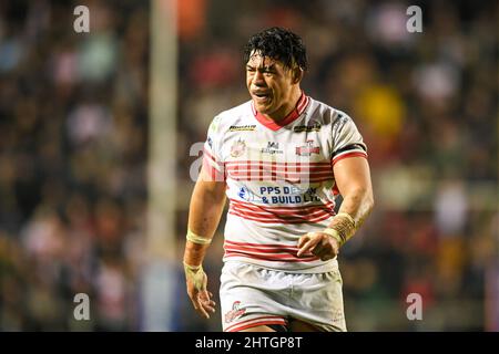 Tom Amone #13 of Leigh Centurions in action during the game Stock Photo ...