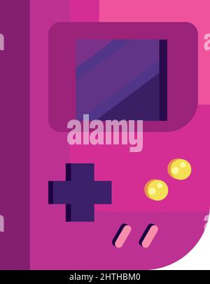 pink video game console portable icon Stock Vector Image & Art - Alamy