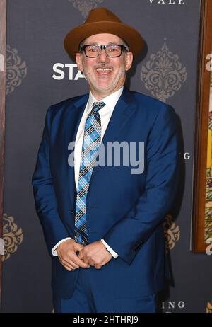HOLLYWOOD, CA - FEBRUARY 28: Jeff Astrof and Roxy at the premiere of ...
