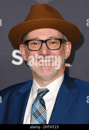 HOLLYWOOD, CA - FEBRUARY 28: Jeff Astrof and Roxy at the premiere of ...