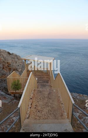 Machine with rusty stairs Stock Photo - Alamy