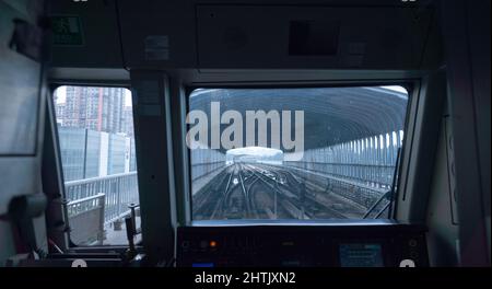 Internal structure of Beijing Subway Lines in China Stock Photo - Alamy