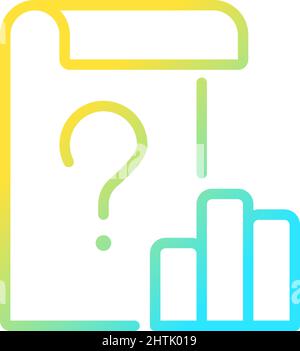 Unclear data linear icon Stock Vector Image & Art - Alamy
