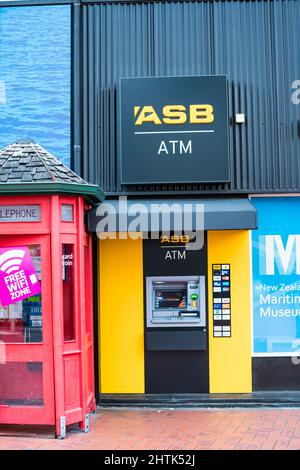 New Zealand, Auckland, January 13, 2016: central streets of auckland ...