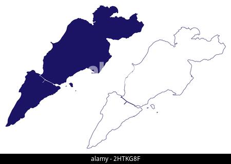 Guanaja island (Republic of Honduras, Cenrtal America, Caribbean ...