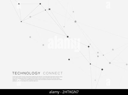 Internet connection geometric shapes. Vector graphic design Stock ...