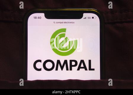 Compal Electronics logo displayed on a modern smartphone Stock Photo ...