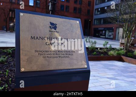 Manchester Peace Garden Stock Photo - Alamy
