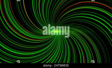 Colorful twisted shapes in rotating motion, seamless loop. Animation ...