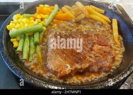 Sirloin Steak Grill at Platinum Grill Cafe, Jakarta, Indonesia Stock ...