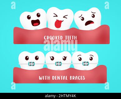 Dental emoji teeth vector design. Check your dental health text with ...