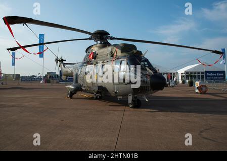 An Airbus Helicopters H215 Super Puma of the Spanish Air Force SAR ...