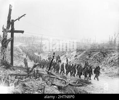 German prisoners of war, Fricourt, WW1 Stock Photo - Alamy