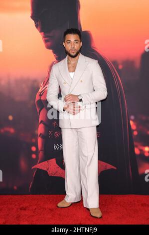 Nick Creegan attends the World Premiere of “The Batman” at Josie ...