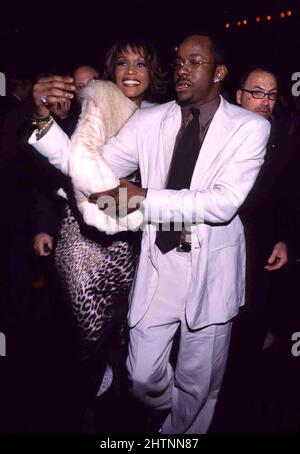 2000: Whitney Houston & Bobby Brown attending The Grammys in 2000 ...