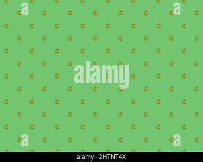 Pixel 8 bit green apple background - high resolution 4k wallpaper Stock ...