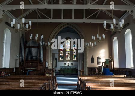 St. David`s Church, Newbold-on-Stour, Warwickshire, England, UK Stock ...