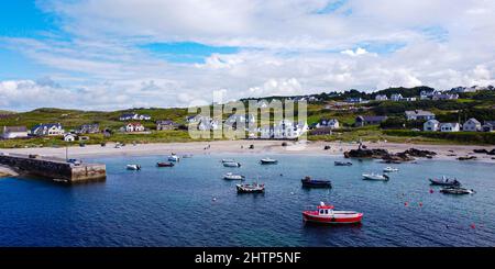 The Pier at Portnablagh, County Donegal, Ireland Stock Photo - Alamy