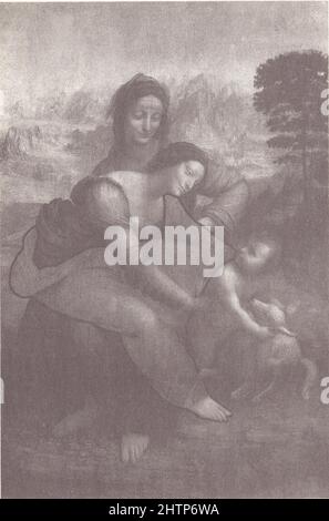 Leonardo da Vinci. Virgin and Child with Saint Anne and Saint John the ...