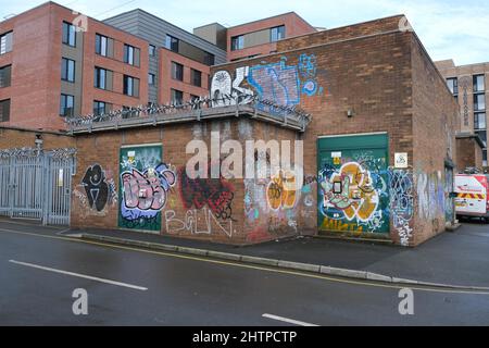 Graffiti on the streets of Sheffield Stock Photo - Alamy
