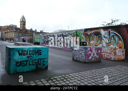 Graffiti on the streets of Sheffield Stock Photo - Alamy