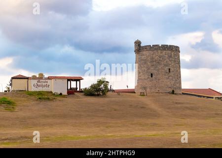 Colonial Fort, El Meson del Quijote, Varadero, Cuba Stock Photo - Alamy
