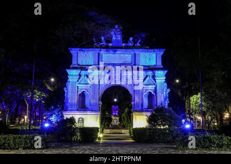 The Arch of The Centuries at University of Santo Tomas, in Sampaloc, Manila, The Philippines ...
