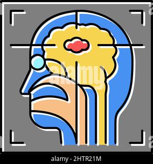 nuclear medicine radiology color icon vector illustration Stock Vector ...