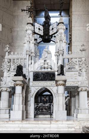 Santo Domingo, Dominican Republic. Mausoleum of Christopher Columbus ...