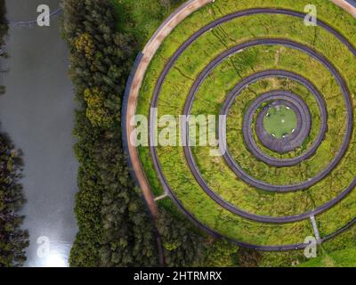 Aerial view of Bay Marker at Sydney Olympic Park Stock Photo - Alamy