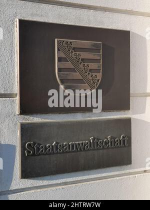 Symbolbild Staatsanwaltschaft Themenbild Staatsanwalt Freistaat Sachsen ...