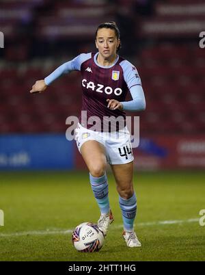 Aston Villa's Anna Patten during the Vitality Women's FA Cup, semi ...
