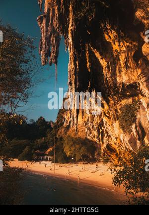 cave on Ton Sai beach Krabi Thailand Stock Photo - Alamy