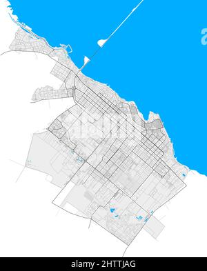 Cherkasy City (Ukraine) map vector illustration, scribble sketch City ...