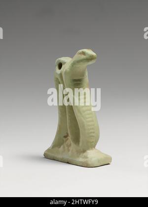 Amulet, hawk. Amulet, hawk. Clay, glazed. Gold and Silver Stock Photo ...