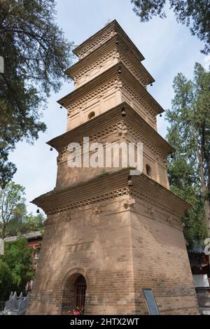 XI'AN, CHINA - Xingjiao Temple (UNESCO World heritage site). a famous ...
