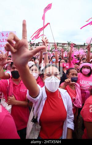 Kakampinks, as what supporters of presidential candidate Leni Robredo ...