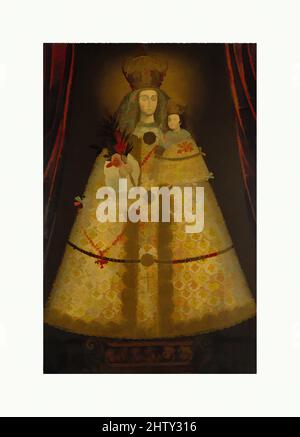 Our Lady of Guápulo, ca. 1680, Probably from Cuzco, Peru, Oil on canvas ...