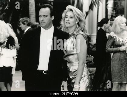 American actor James Belushi and actress Loryn Locklin in the movie ...