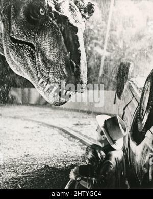 Jurassic Park Sam Neill, Ariana Richards, Joseph Mazzello Stock Photo ...