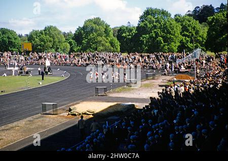 Melbourne, Victoria, Australia, 1956 - schools Combined Sports event in ...