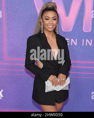 Liane V Benjamin arrives at the Billboard Women in Music Awards on ...