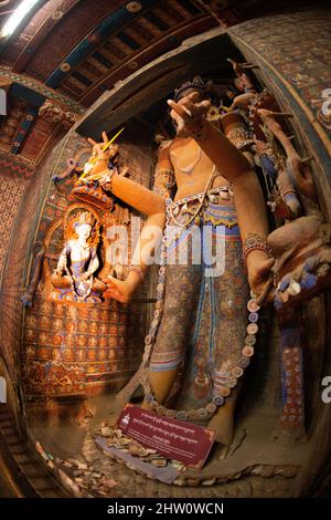 Large standing Buddha in Alchi Monastery or Alchi Gompa at Ladakh ...