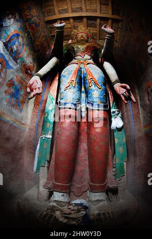 Large standing Buddha in Alchi Monastery or Alchi Gompa at Ladakh ...