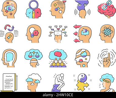 Philosophy linear icons set. Epistemology, Metaphysics, Ethics ...