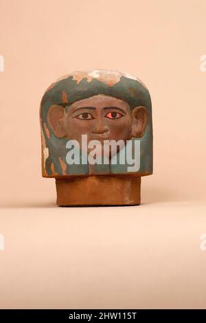 Art inspired by Canopic jar lids of Ukhhotep, Middle Kingdom, Dynasty ...