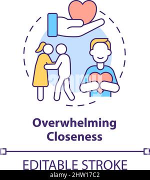 Closeness line color icon. Sign for web page, mobile app, button, logo ...