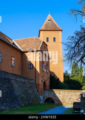 Jurisics Castle. The medieval town Koeszeg in Western Transdanubia ...