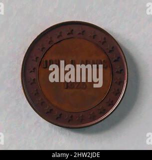Token of John Quincy Adams, ca. 1876, Bronze, Diam. 1 3/8 in. (3.5 cm ...